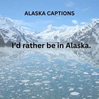 50+ Perfect Alaska Captions for Instagram | Carpe Diem OUR Way Travel